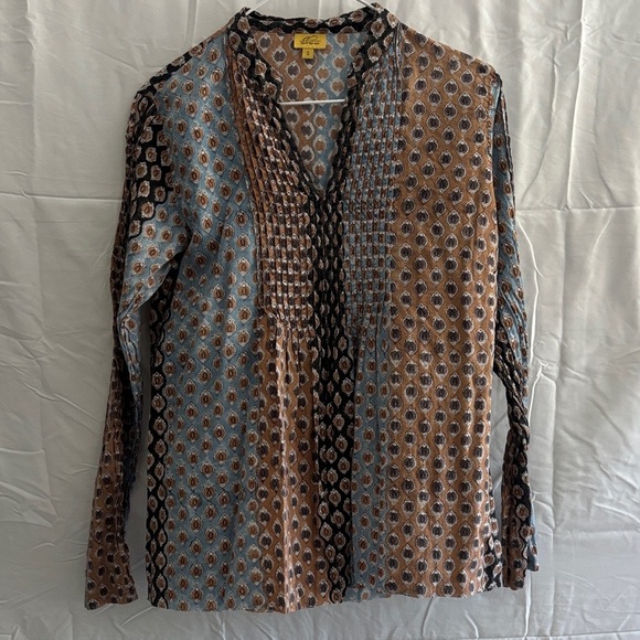 Roberta Roller Rabbit | Tops | Roller Rabbit Printed Blouse | Poshmark